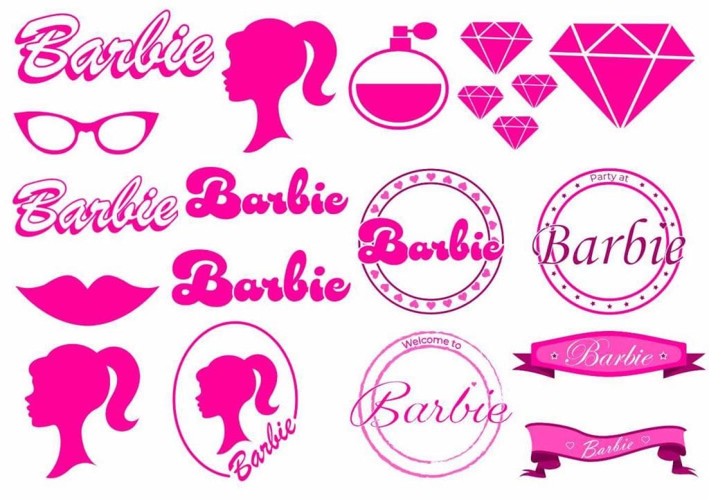 Barbie tattoos A5 Barbie tattoos on A5 sheet | Like Ink