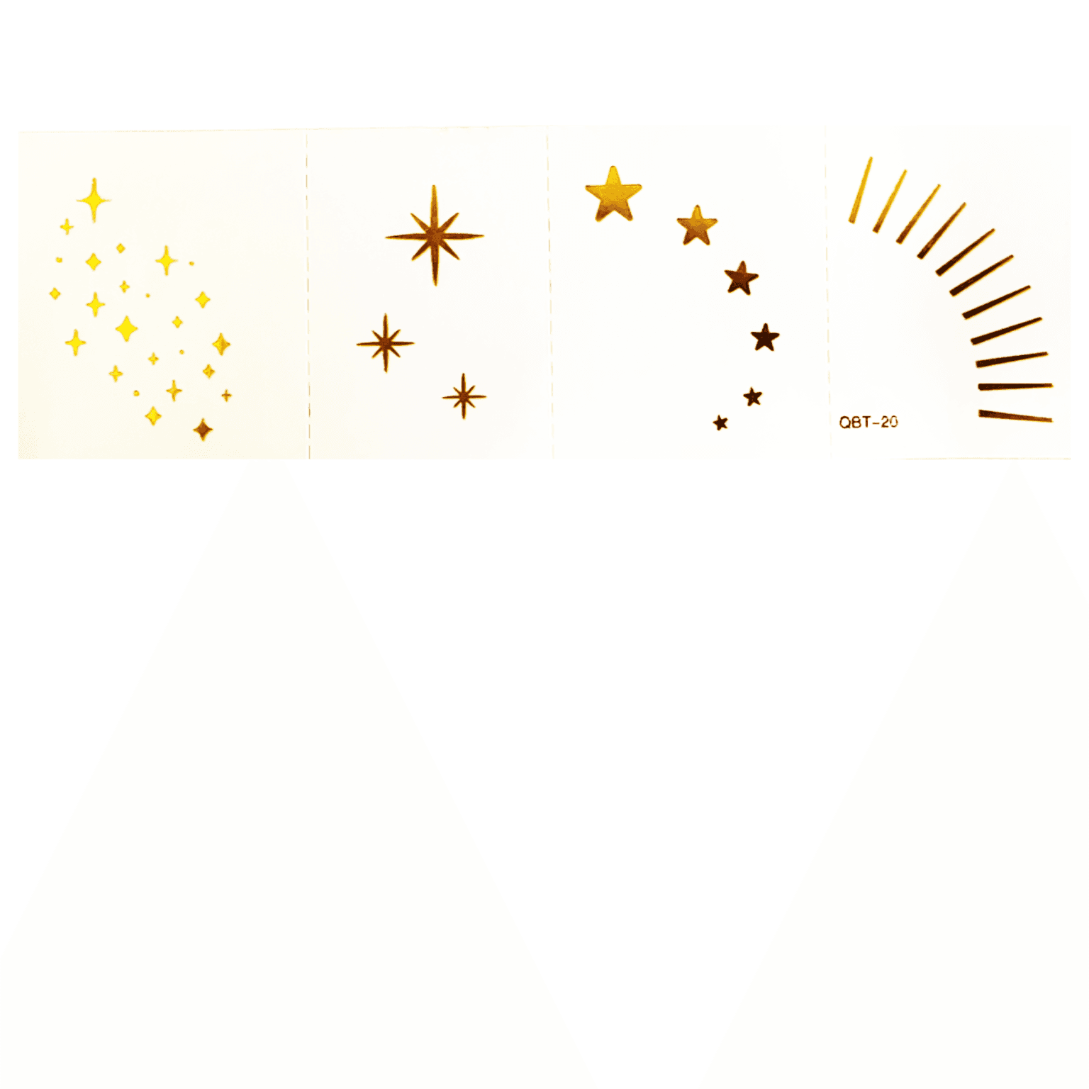 Gold Star Face Tattoos – High Quality Designs | Like Ink
